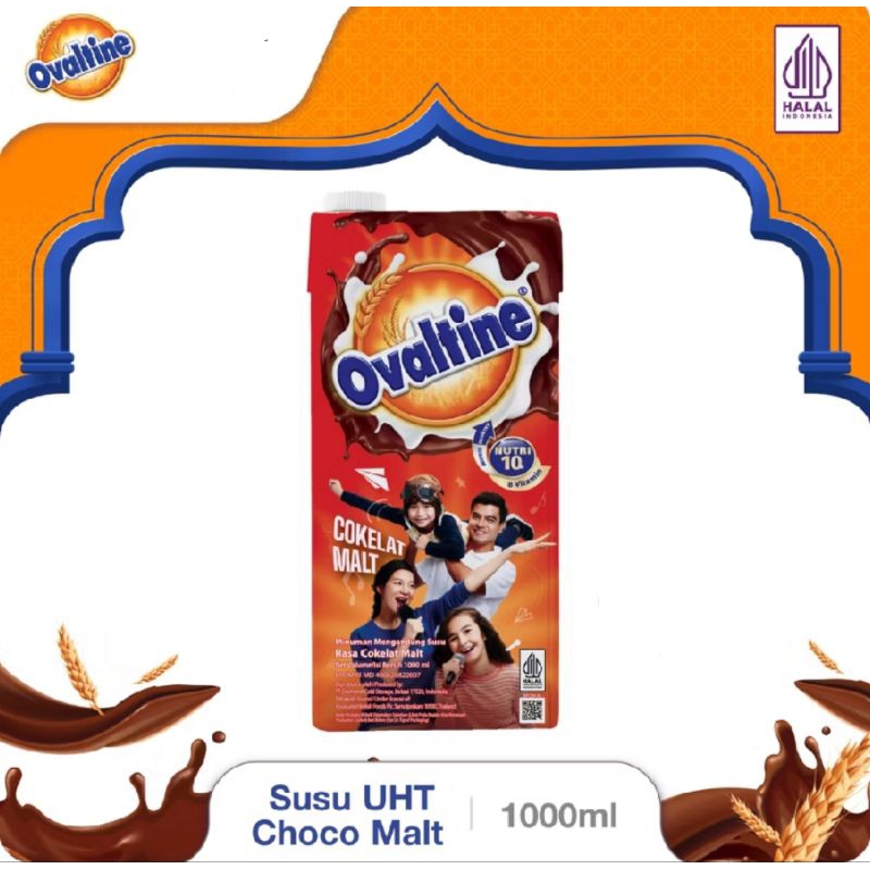 Jual Ovaltine Susu UHT Choco Malt 1L | Shopee Indonesia