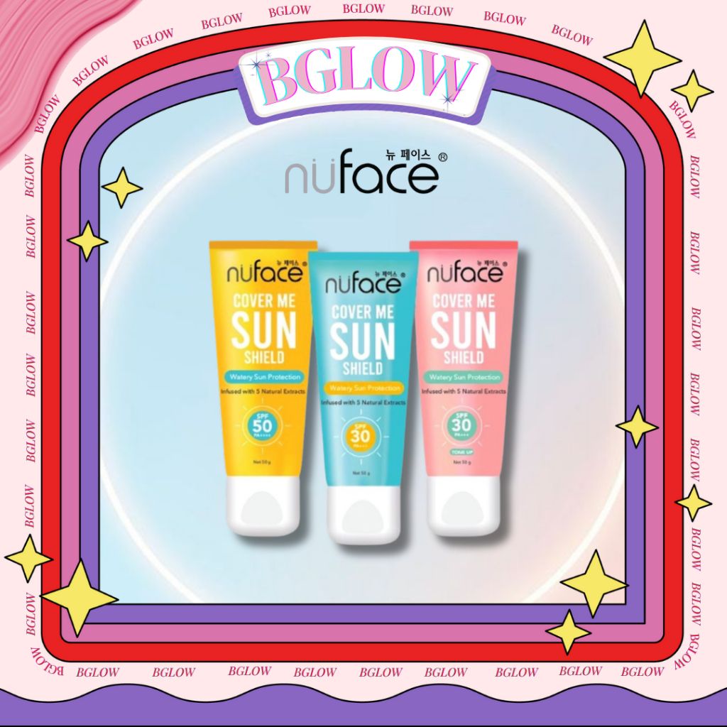 Jual NUFACE SUNSCREEN Cover Me Sun Shield | SPF 30 BIRU SPF 50 KUNING ...