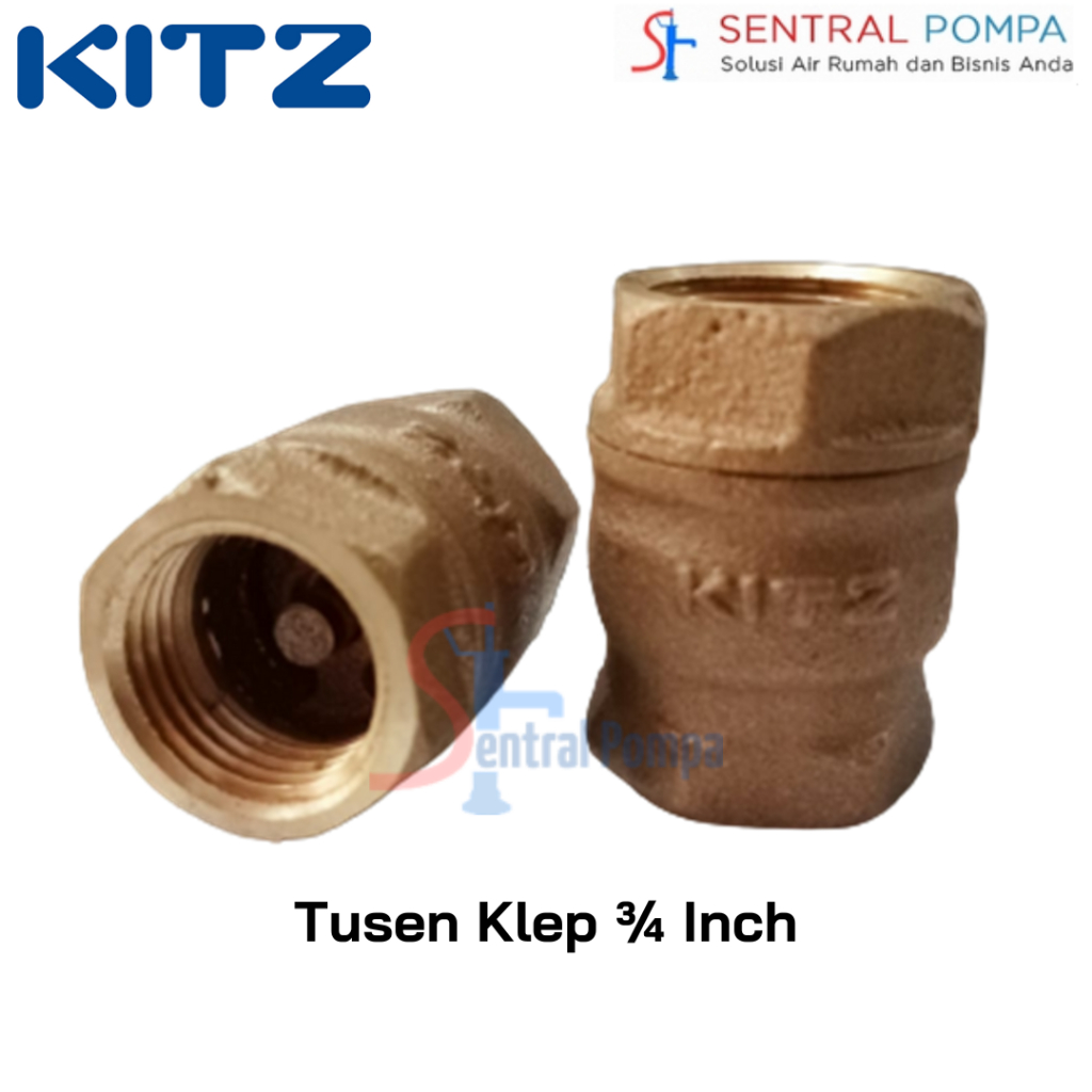 Jual Tusen Klep KITZ 3/4" Tesen / Lift Check Valve Kitz 3/4 Inch ...