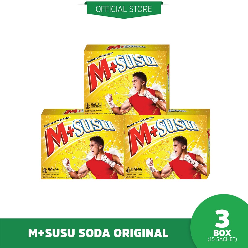 Jual M+Susu Variant Original (3 Box) | Shopee Indonesia