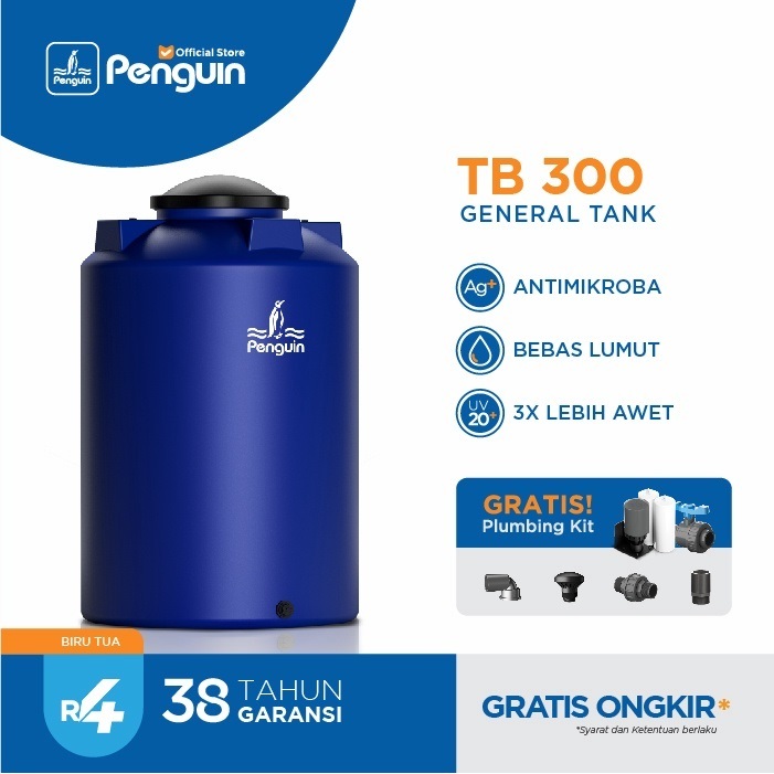 Jual Toren Air Pinguin 300 Liter / Tangki Air / Tandon Air Pinguin 300 Liter TB 32 | Shopee ...