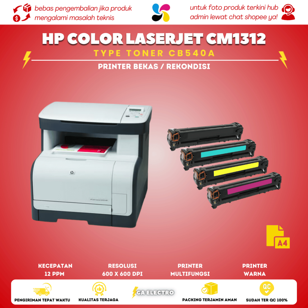 Jual Printer HP LaserJet CM1213 MFP siap pakai | Shopee Indonesia