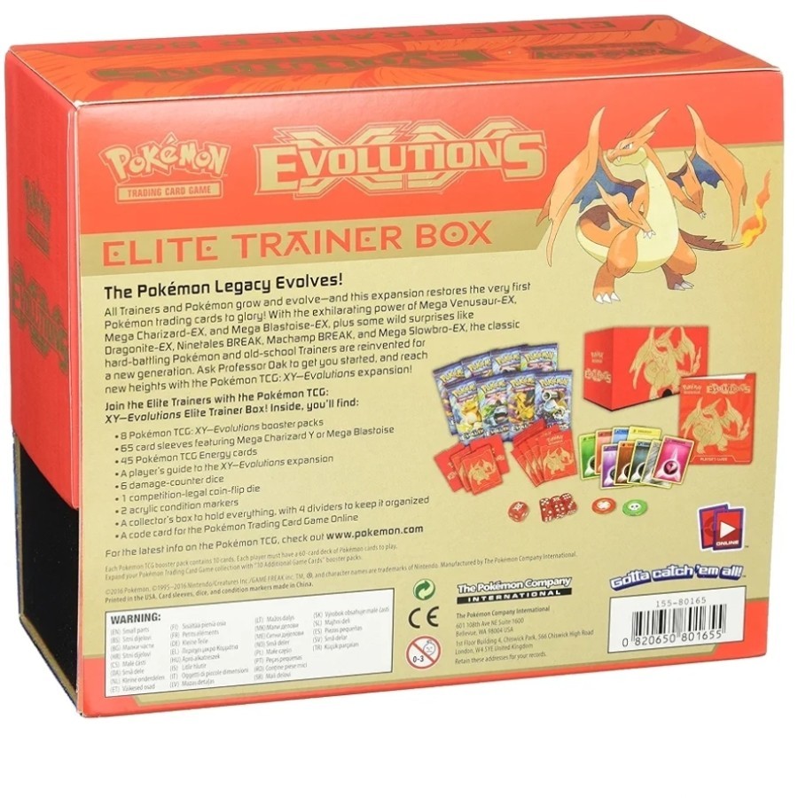 Jual Exclusiv XY Charizard Evolution ETB Box Pokeom TCG Imported from ...