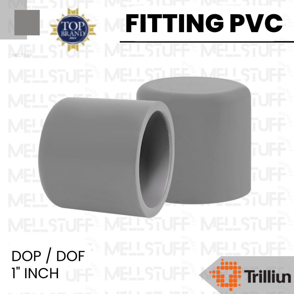 Jual Fitting PVC Dop Ukuran 1" Inch Dof Merk Trilliun Kuat dan Tahan ...