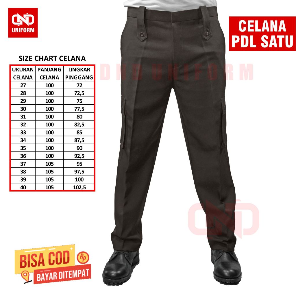 Jual DND UNIFORM - CELANA PDL SATU SECURITY SATPAM BAHAN GAIA NEO PREMIUM | Shopee Indonesia