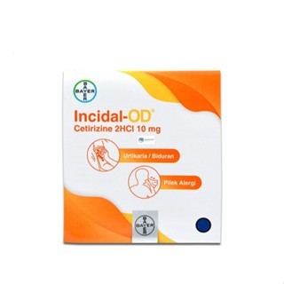 Jual INCIDAL 10mg STRIP isi 4 Tablet / Obat Alergi Gatal Gatal | Shopee ...