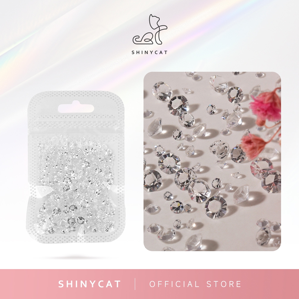 Jual Shinycat 10g Manik-Manik Diamond Kristal Rhinestone Warna ...