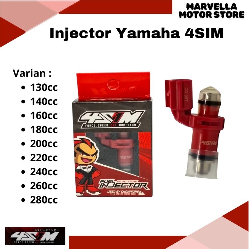 Jual Injector 4SIM Aerox N Max Lexy Mio M3 Filano Fazzio Mio Gear ...