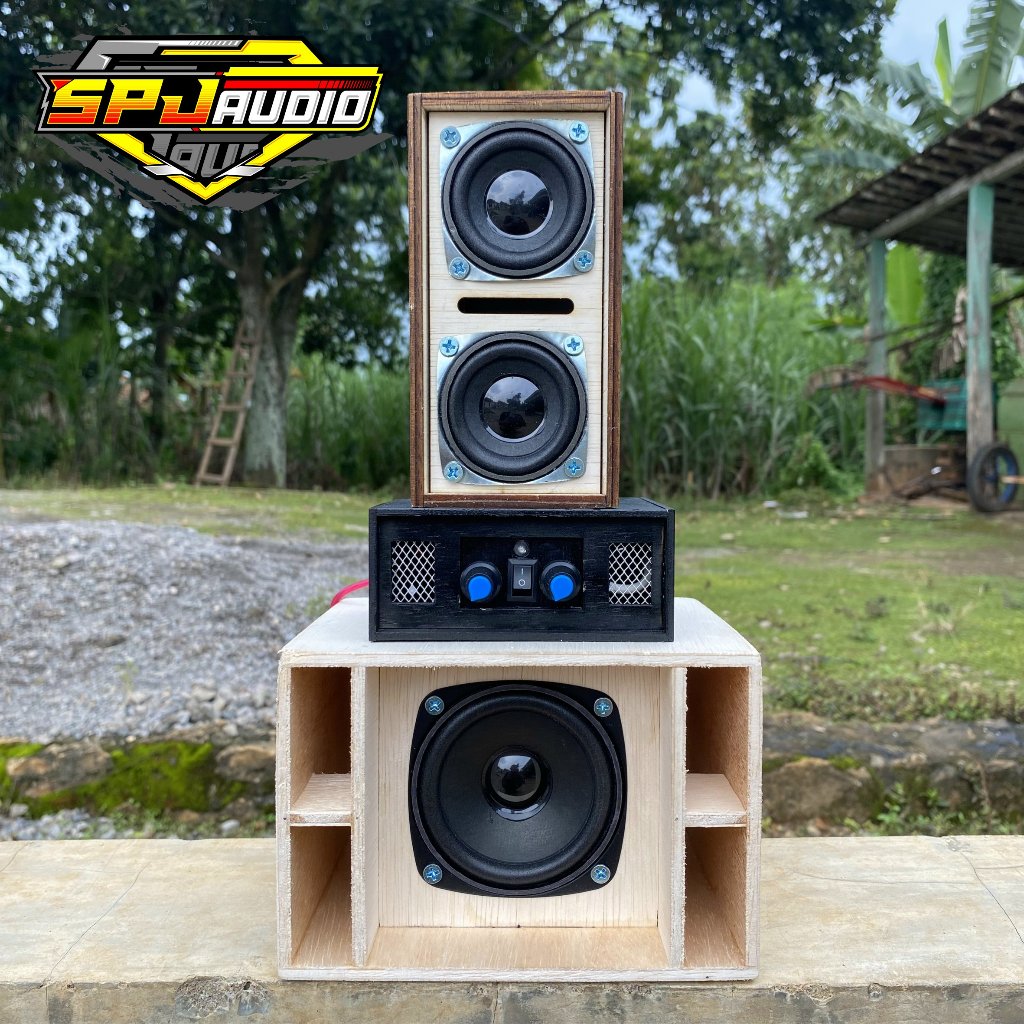 Jual Paket Sound Miniatur Fullset Box SPL 3 Inch dan Line Array 2 Inch ...