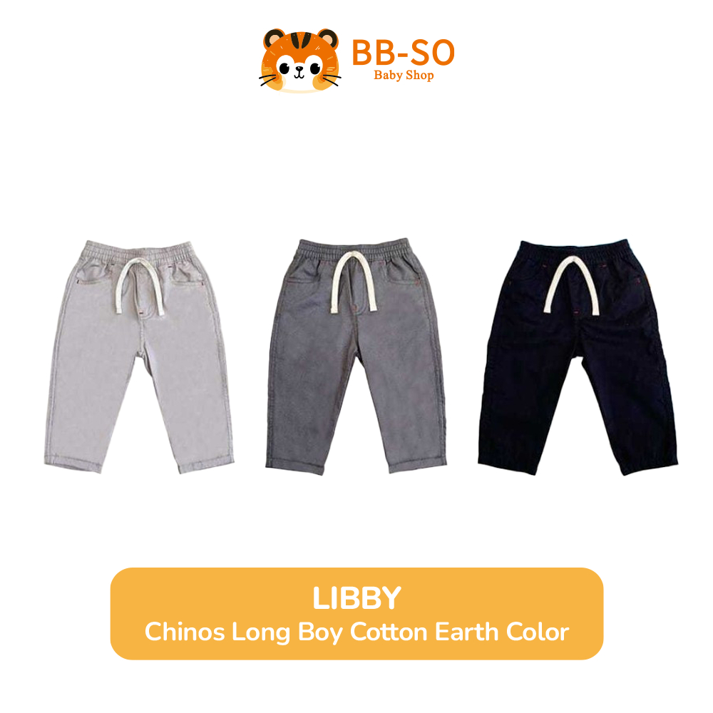 Jual Libby Chinos Long Boy Cotton Earth Colour - Celana Panjang Anak ...