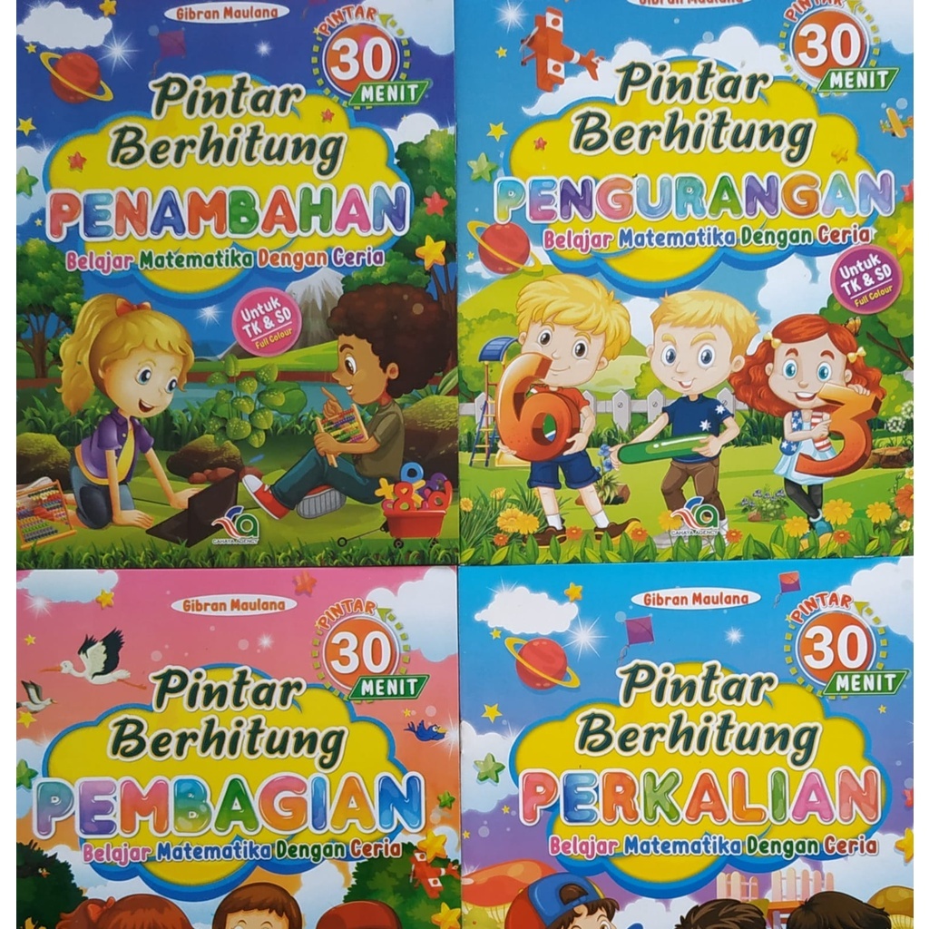 Jual buku TK SD pintar berhitung A4 (CA) | Shopee Indonesia
