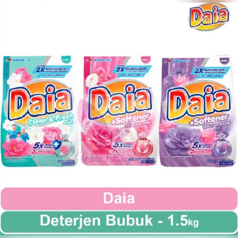 Jual Daia Deterjen bubuk / Softener 1,5kg | Shopee Indonesia