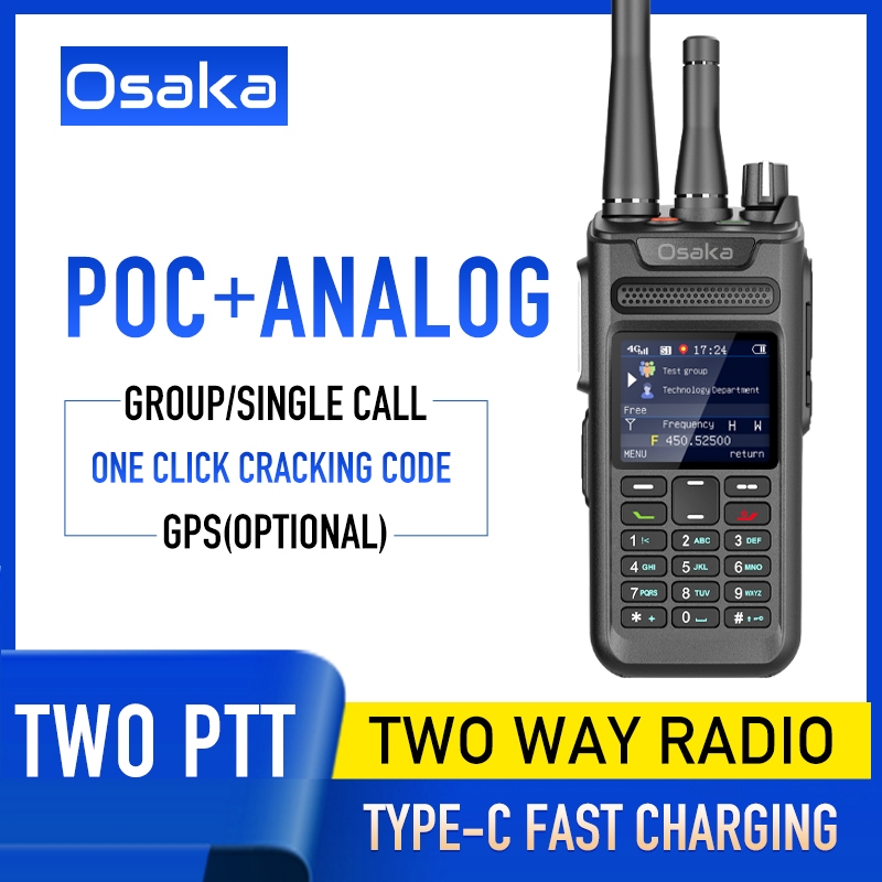 Jual HT POC HYBRID DUAL ANTENA 4G POC&ANALOG GLOBAL SERVER UNLIMITED ...