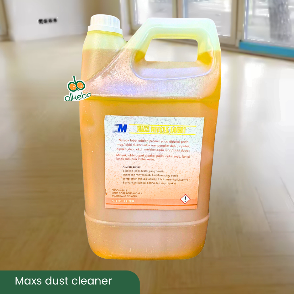 Jual Minyak lobby dust cleaner Maxs 4 Liter Cairan penjebak debu ...