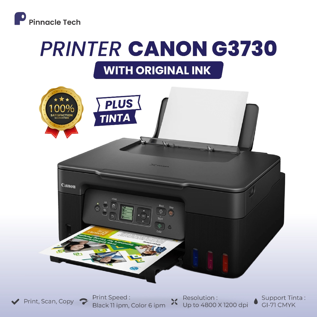 Jual Printer Canon PIXMA G3730 Ink Tank Print Scan Copy Wifi A4 Tinta ...
