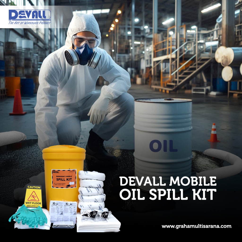 Jual Devall Mobile Oil Spill Kit 120 140 200 240 300 Liter SOPEP ...