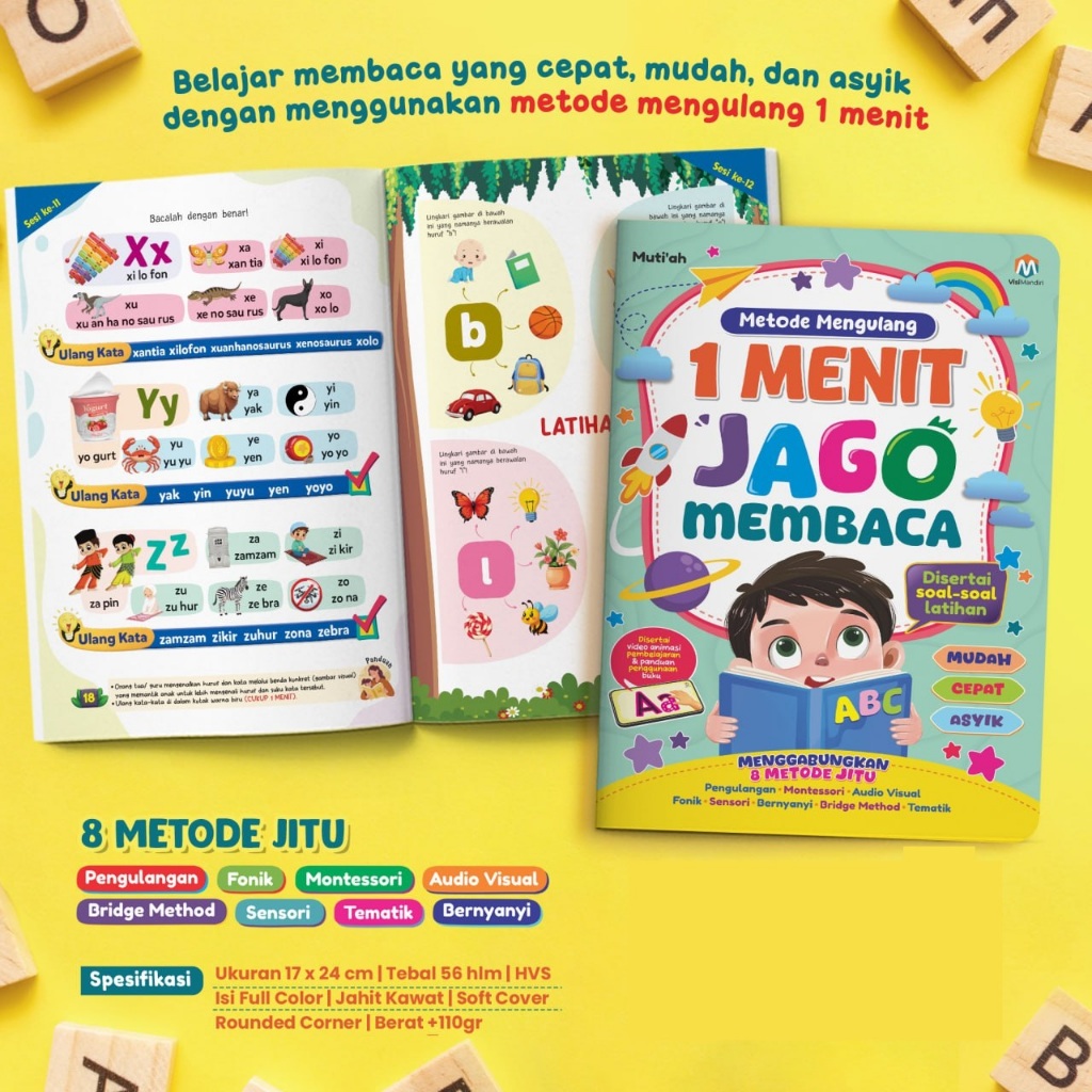 Jual Ziyadbooks Official Metode Mengulang 10 1 Menit Jago Lancar Pintar ...
