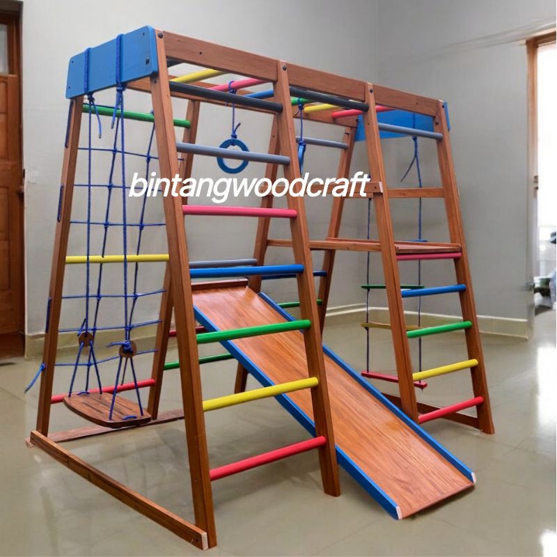 Jual Brakiasi Mainan Playground Anak 1,5m full set warna warni ...