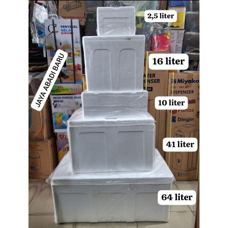 Jual Box sterofoam cooler box foam tempat penyimpanan ikan minuman ...