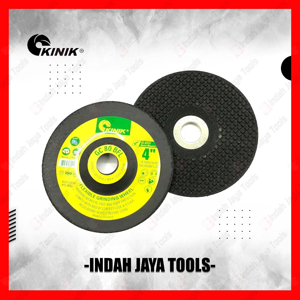 Jual KINIK Batu Gerinda Gurinda Poles Flexible 4" GC 60 80 100 120 ...