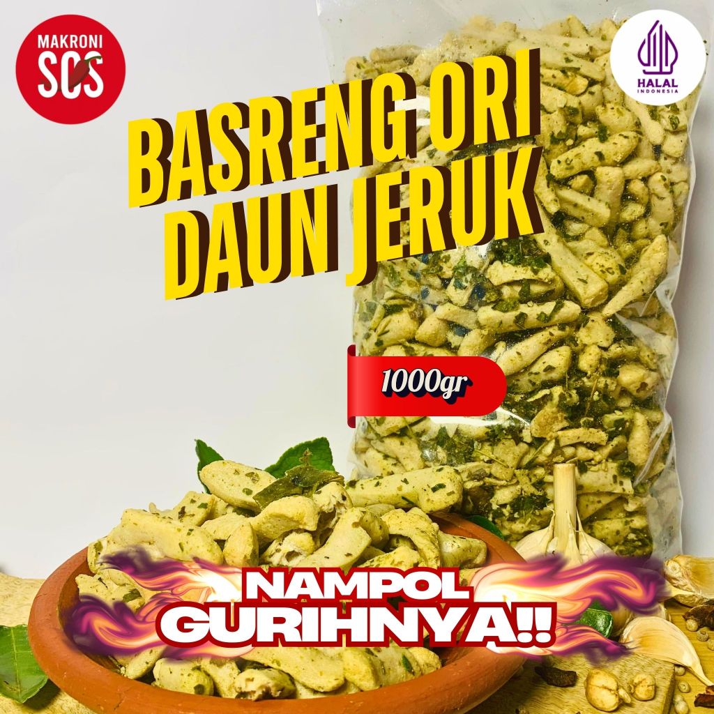 Jual 1KG BASRENG IKAN ORIGINAL DAUN JERUK MAKARONI SOS GURIH NAMPOL ...