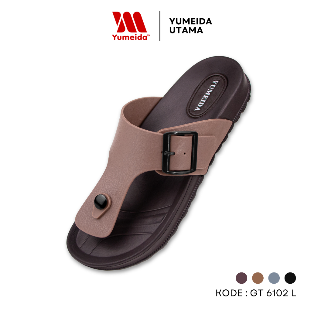 Jual Yumeida GT-6102 L - Sandal Pria Slop Laki-Laki Karet Anti Air ...
