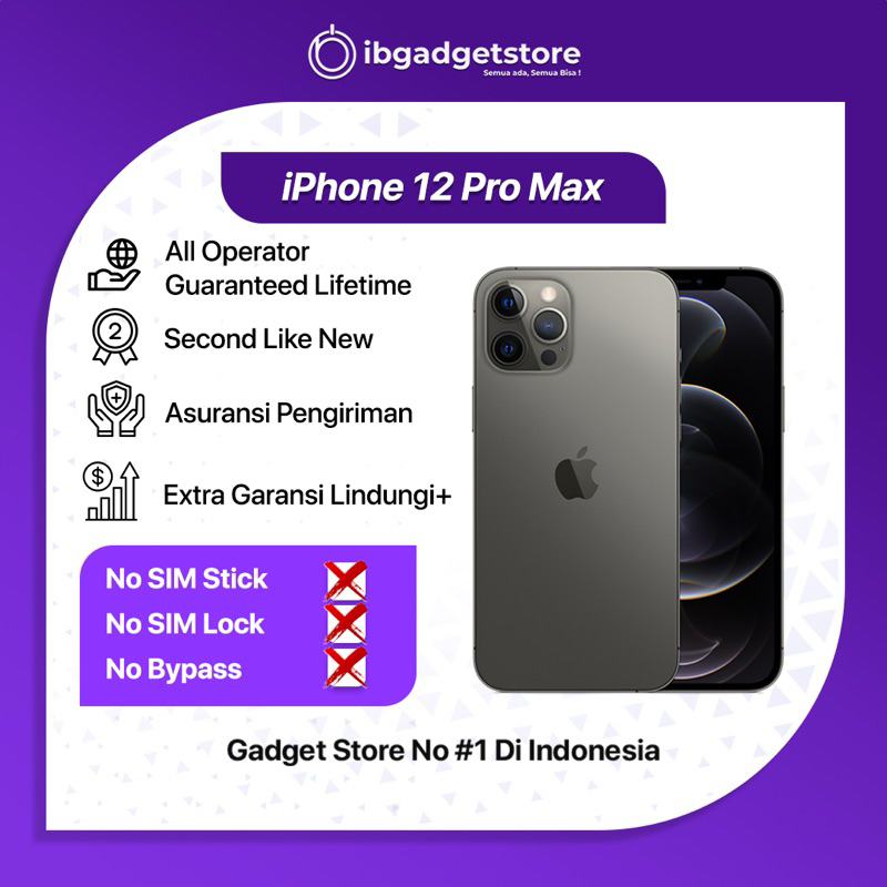 Jual 12 PROMAX 128GB/256GB/512GB Second Like New Original Bergaransi | Shopee Indonesia