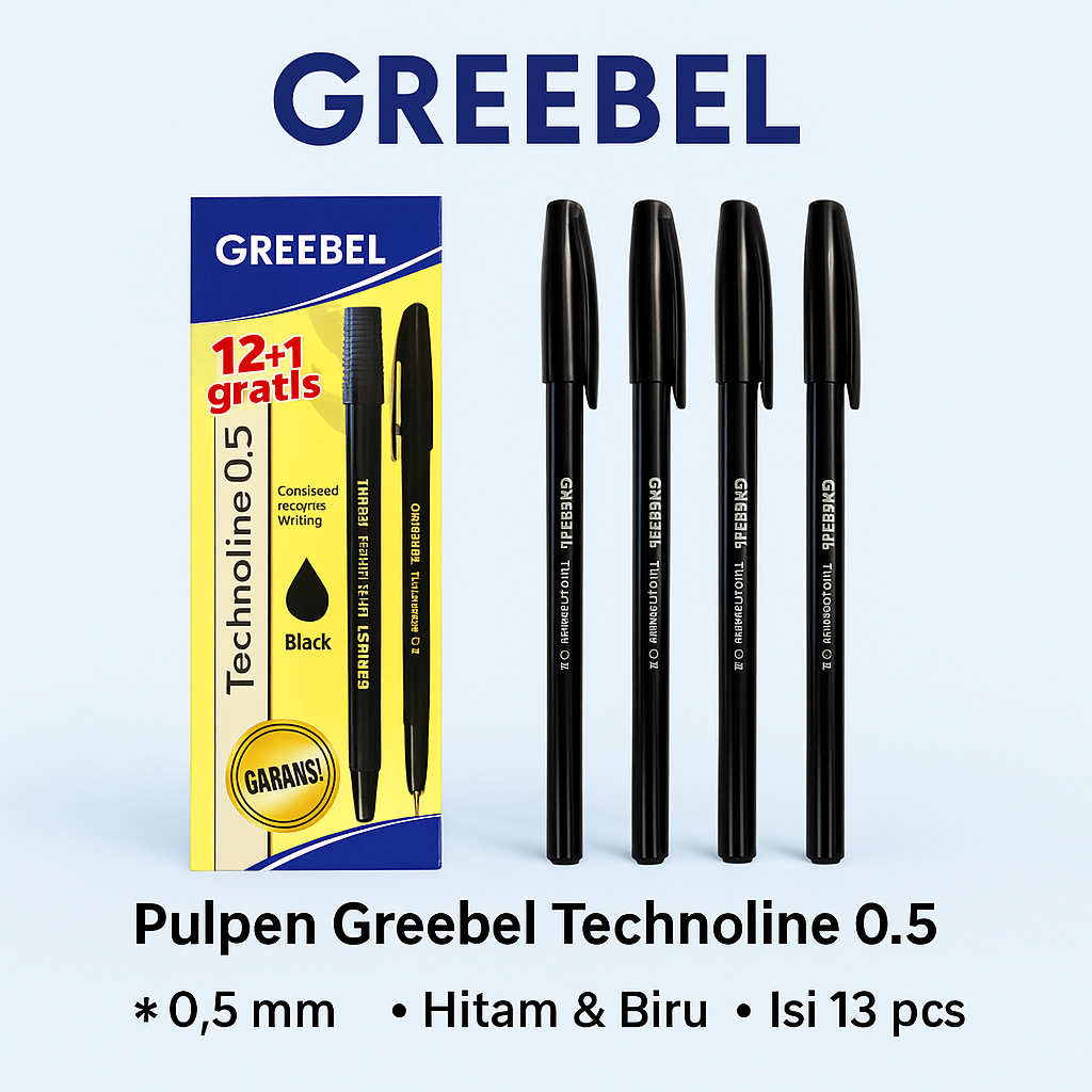 Jual Pulpen Greebel 12 Pcs 0.5mm Bolpen Pena Pen Alat Tulis Gel Tebal | Shopee Indonesia
