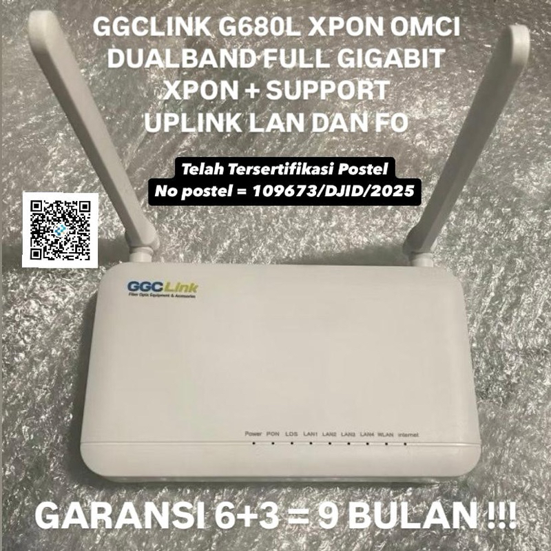 Jual ONT XPON DUALBAND GGCLink G680L NEW , XPON GPON EPON ONU DUALBAND ...
