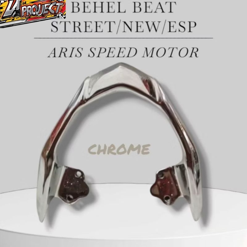 Jual Behel Begel Beat Street Chrome pnp Beat New Planger pegangan jok ...