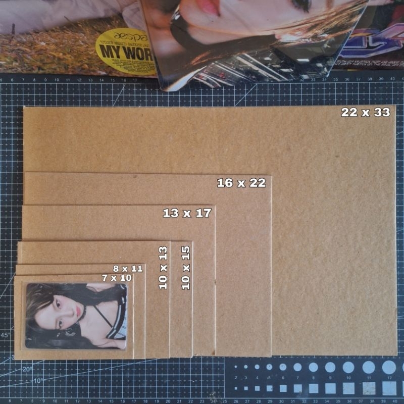 Jual Yellow Board No 30 Karton Kuning Packing A7 A6 A5 A4 7x10 8x11 10x15 8x11 7x10 cm Photocard ...