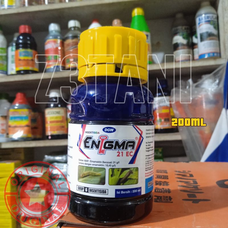 Jual Enigma 21 EC 200 ml Insektisida Emamektin Benzoat 21 g/l (setara dengan emamektin 18,45 g/l ...