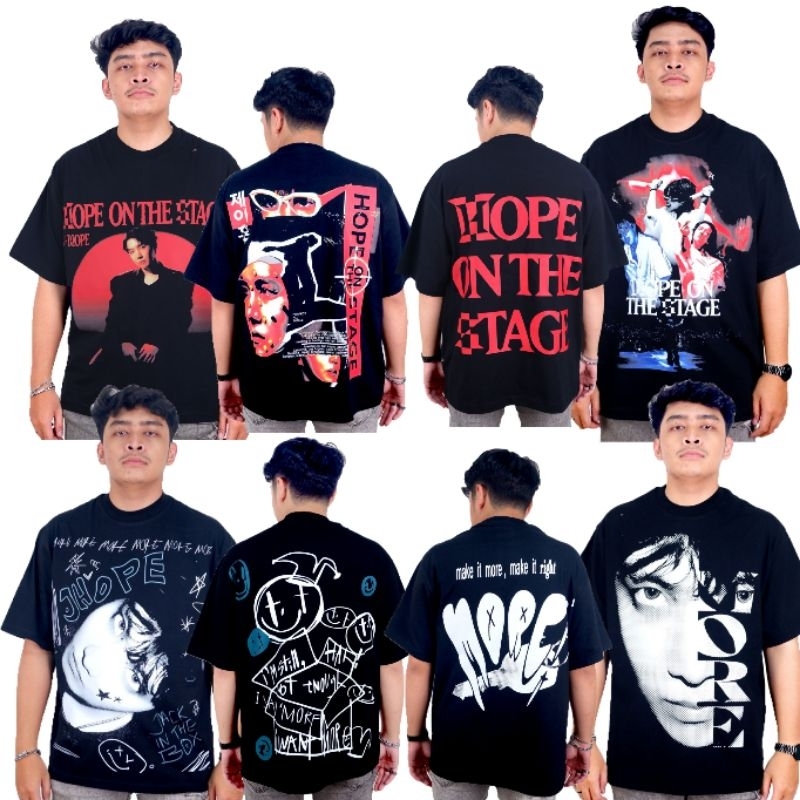 Jual KAOS J HOPE ON THE STAGE KAOS MORE BTS X J HOPE RAPPER KPOP KAOS ...
