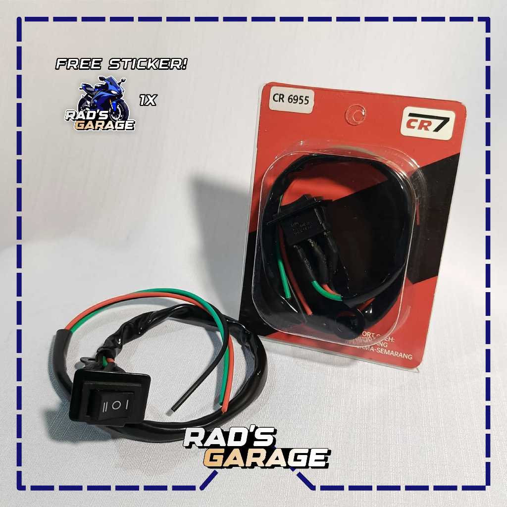 Jual Saklar Lampu 3 Mode 3 Pin Saklar Kiri Saklar Kanan Saklar Motor ...