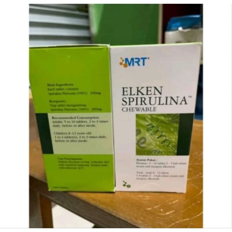 Jual Elken Spirulina isi 1200 tablet | Shopee Indonesia
