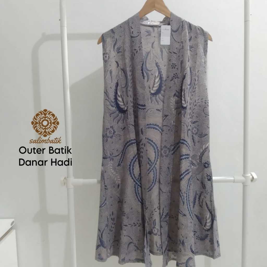 Jual Outer Batik Danar Hadi Casual Modern - Warna Kalem Nuansa Biru ...
