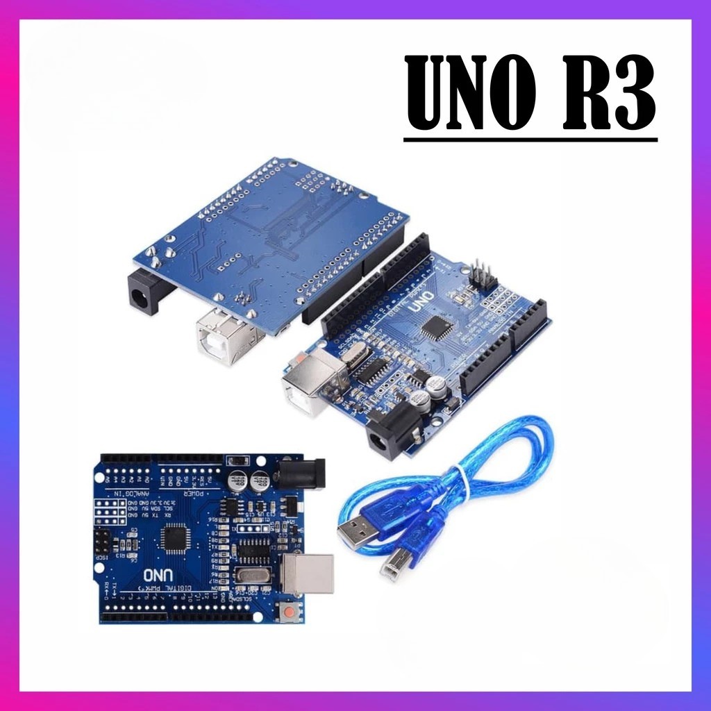 Jual UNO R3 SMD ATMEGA328P COMPATIBLE BOARD + USB CABLE | Shopee Indonesia