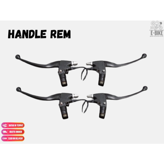 Jual Handle Rem/ Brake Lever Sepasang Universal Motor Listrik | Shopee ...
