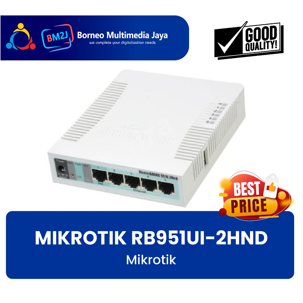 Jual Mikrotik RB951Ui-2HND Router Wireless | Shopee Indonesia