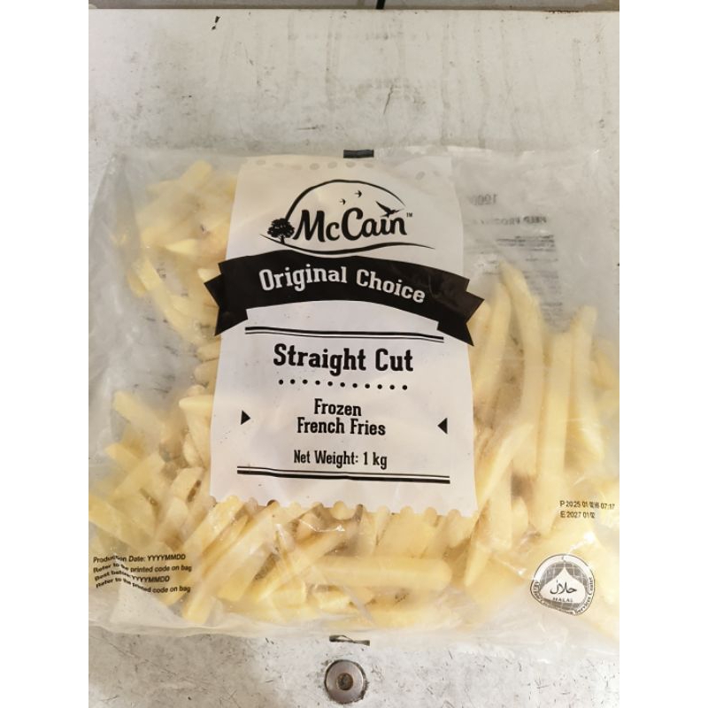 Jual Kentang Goreng Straight Cut Mccain Original Choice 1kg | Shopee ...