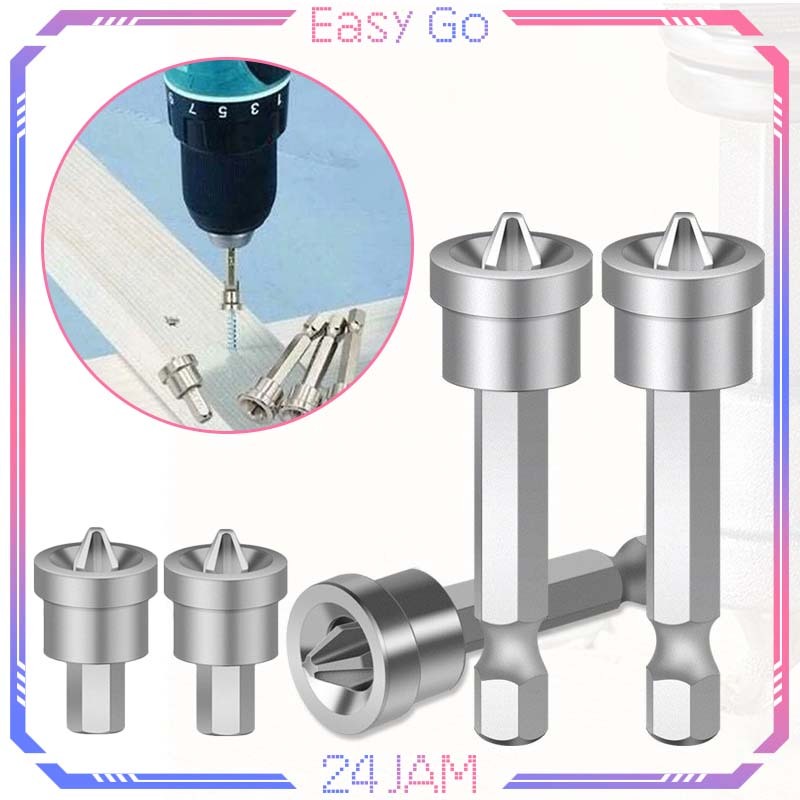 Jual Isi 5pcs Mata Obeng Magnet 25/50mm Magnetic Nut Settles Hex Shank ...