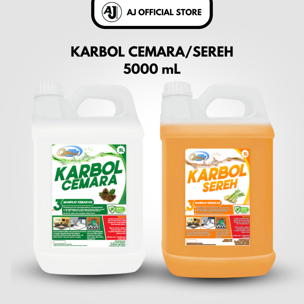 Jual Karbol Pembersih Lantai Anti Bakteri Aroma Sereh Cemara Pinus 5 ...