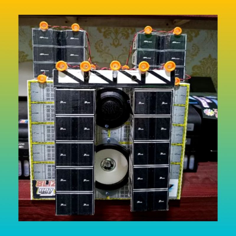 Jual Sound miniatur M06 speaker 4 inchi new model box cla, baterai ces ...