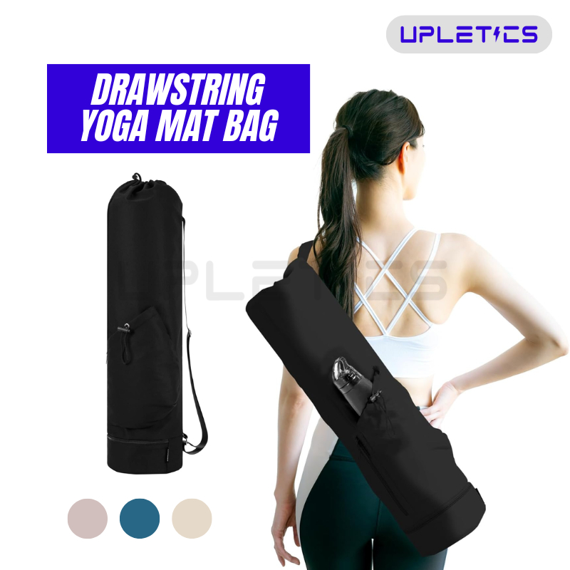 Jual Upletics Drawstring Premium Yoga Mat Bag | Tas Matras Yoga | Tas ...