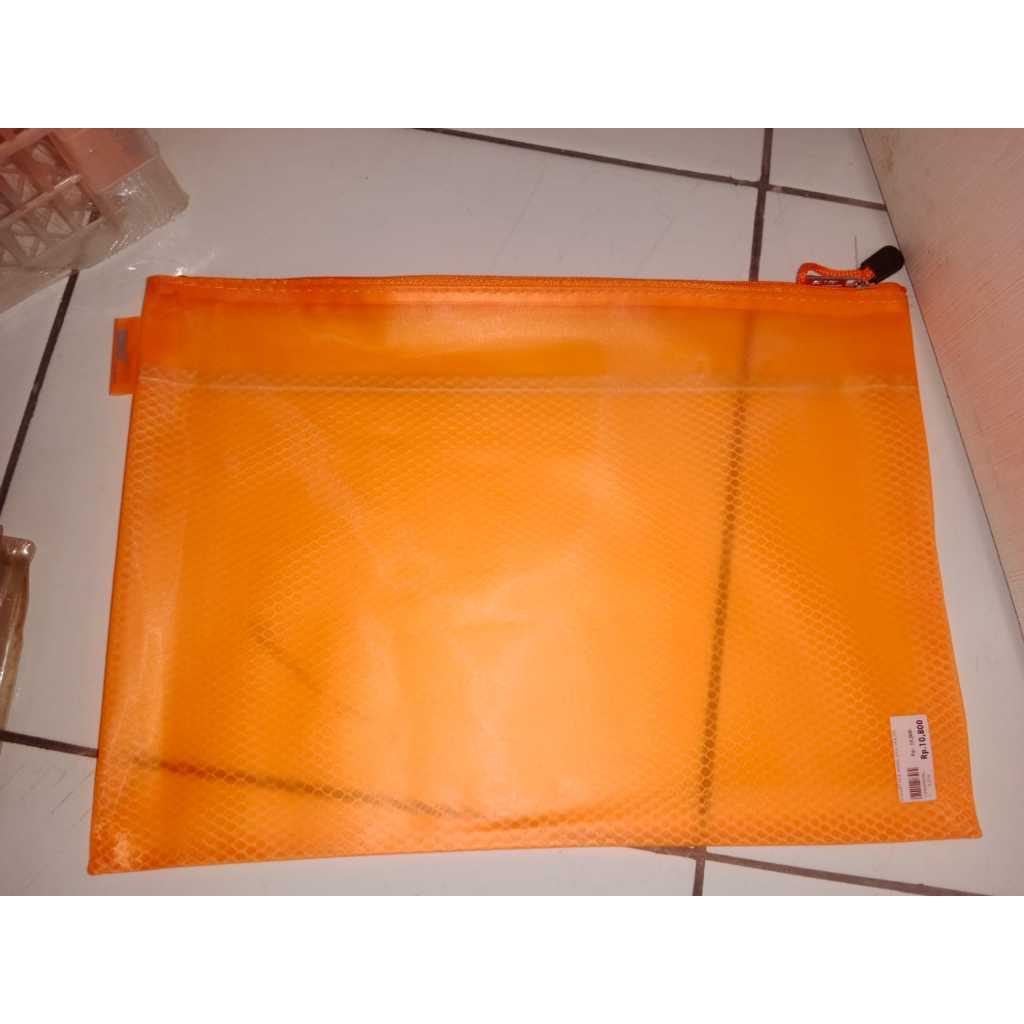 Jual Map Zipper Sleting | Pocket Dokumen A4 (23x33 cm) | Shopee Indonesia