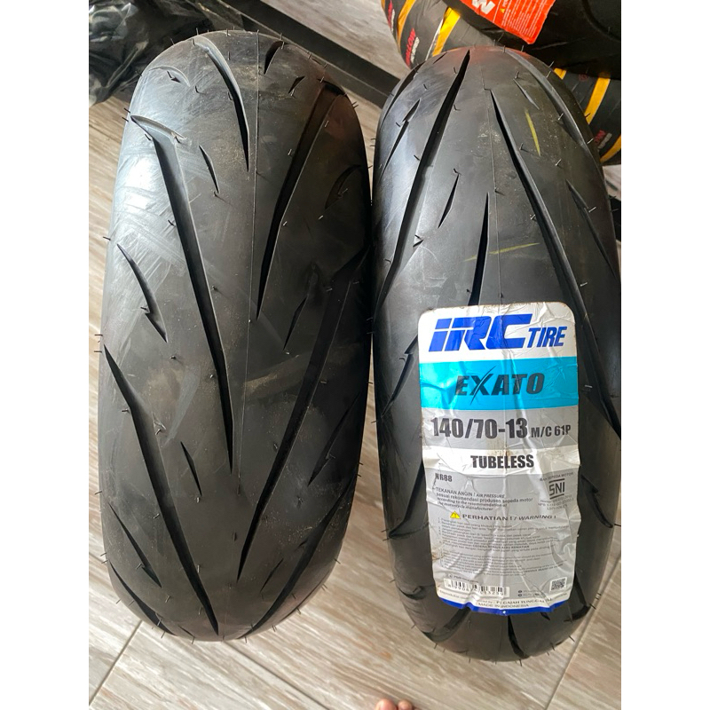 Jual Ban Motor IRC 140/70 ring 13 Tubeless Exato | Shopee Indonesia