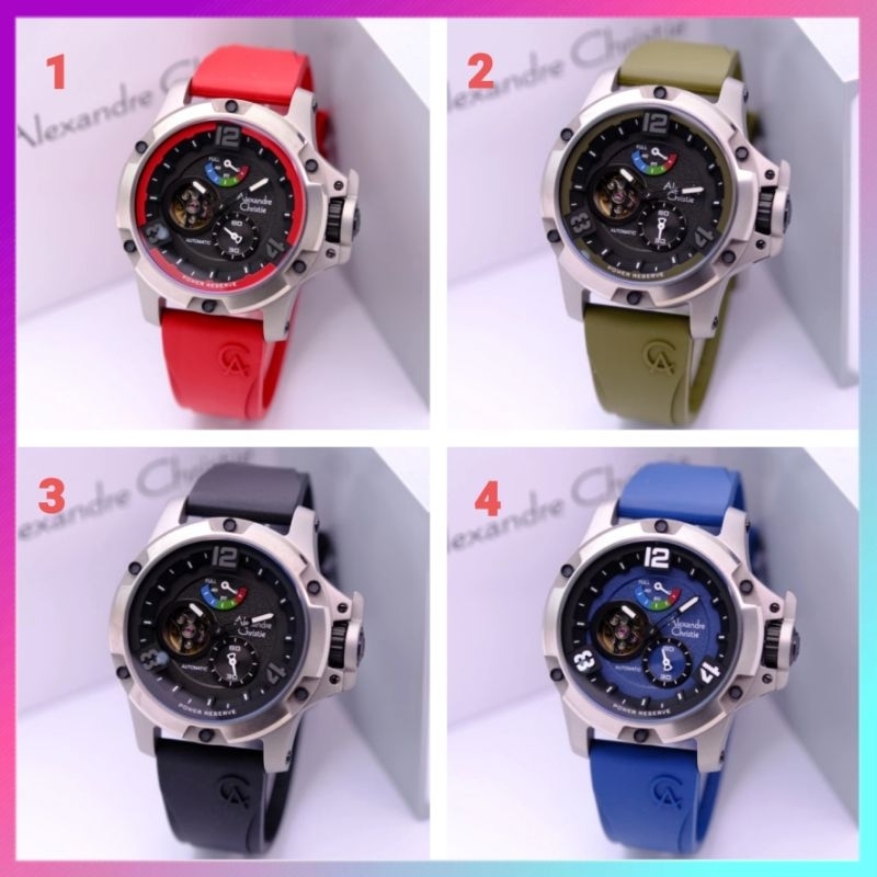 Jual ORIGINAL GARANSI RESMI 1 TAHUN JAM TANGAN PRIA ALEXANDRE CHRISTIE ...