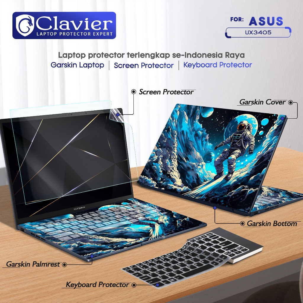 Jual Screen Protector Anti Gores Cover Garskin Laptop Custom Fit Precut ...