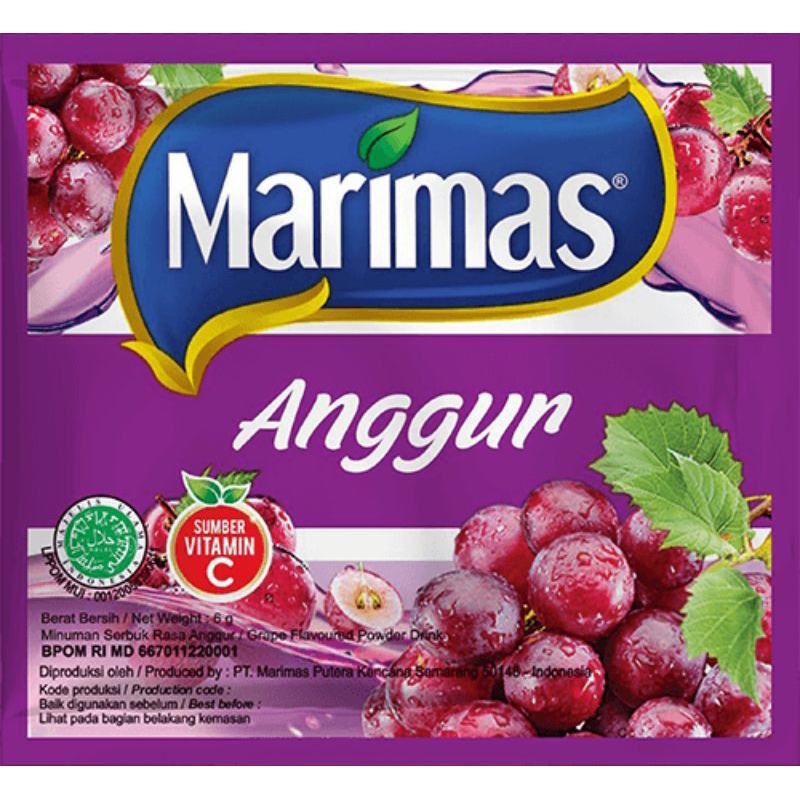 Jual MARIMAS ANGGUR 1 RENCENG 10 PCS ANEKA RASA | Shopee Indonesia