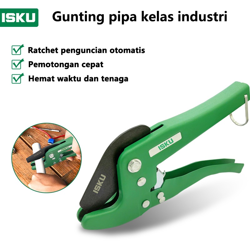 Jual ISKU Gunting Pipa Bahan Sk5 Baja Paduan Pvc Pembukaan Maksimum ...